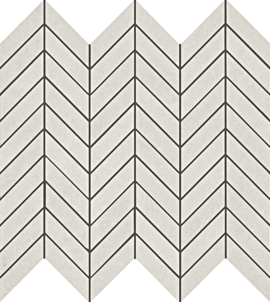 AS30 White Chevron | Morris Tile